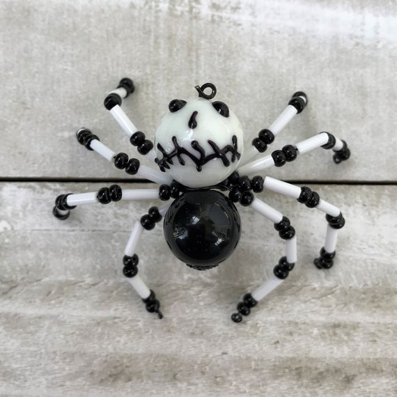 DIY Halloween Beading Spider Craft Kit Makes 1 Glass Beads | Etsy