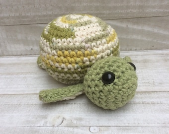 DIY Turtle Baby Rattle Crochet Kit Stuffed Animal River | Etsy
