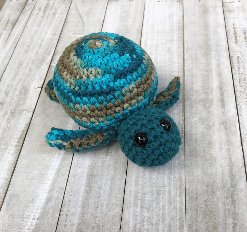 DIY Turtle Baby Rattle Crochet Kit Stuffed Animal River | Etsy