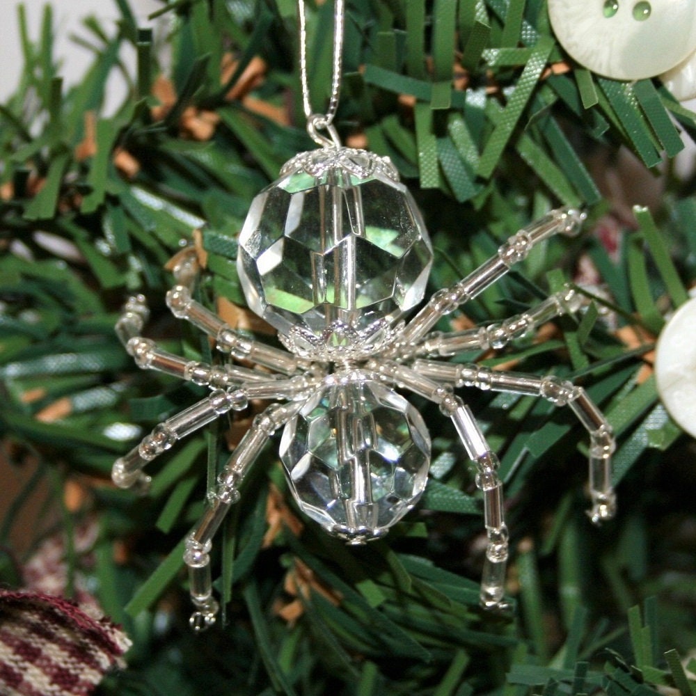 Makes 3, Legend of the Christmas Spider Beading Ornament Kit, Crystal ...