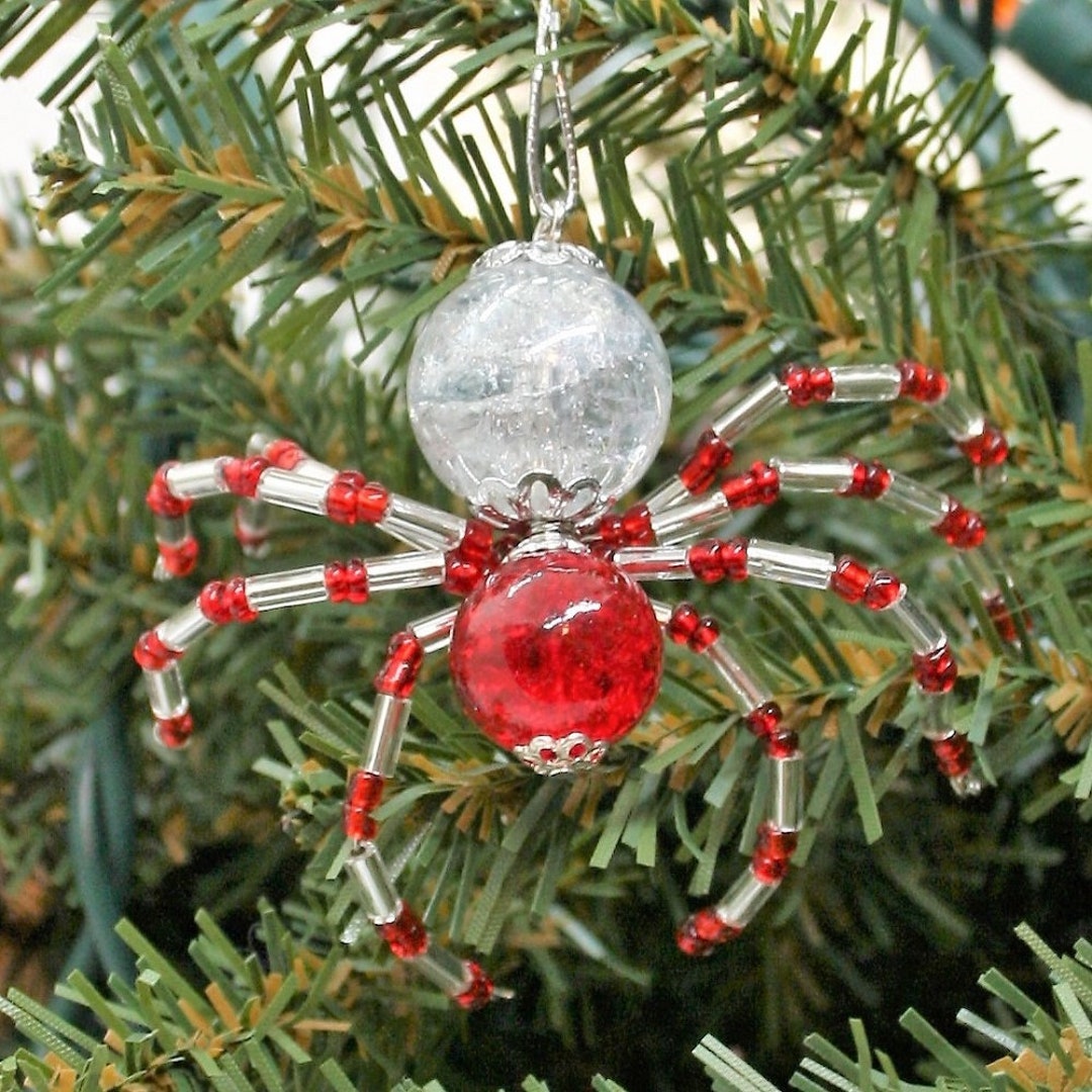 Makes 3, Legend of the Christmas Spider Beading Ornament Kit, Tinsel ...