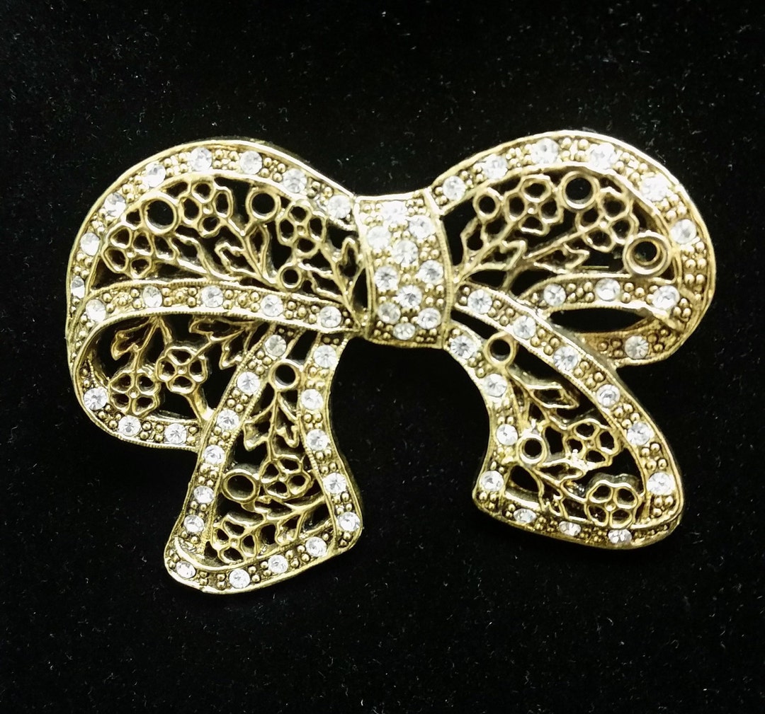 1928 Bow Pin - Etsy