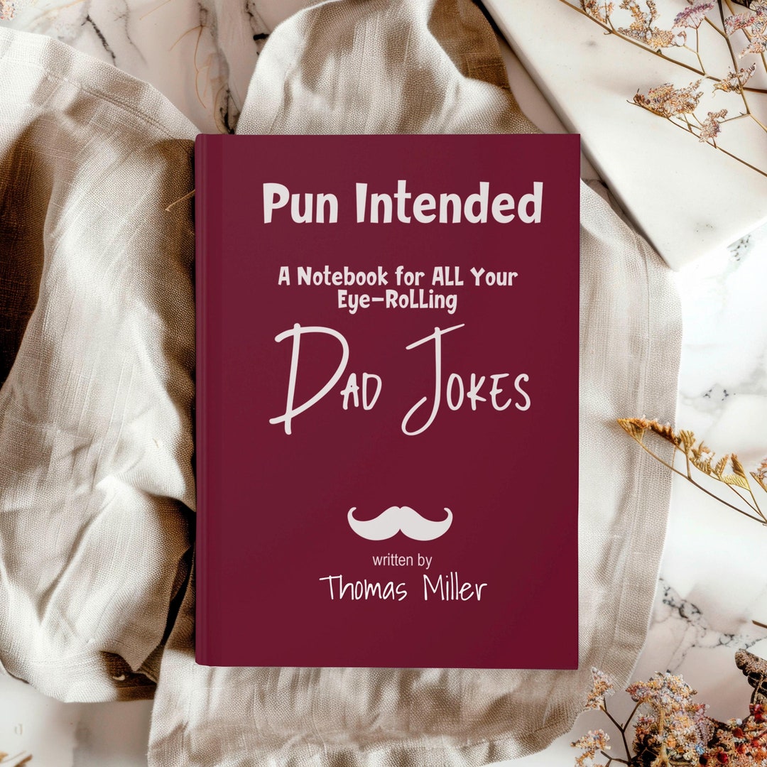 Personalized Dad Jokes Hardcover Journal, Funny Custom Notebook, Gift ...