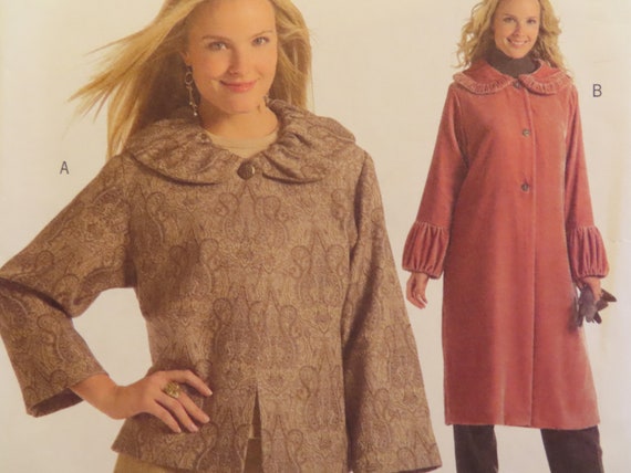 Vintage Misses' Jacket/coat Sewing Pattern Fast & Easy | Etsy