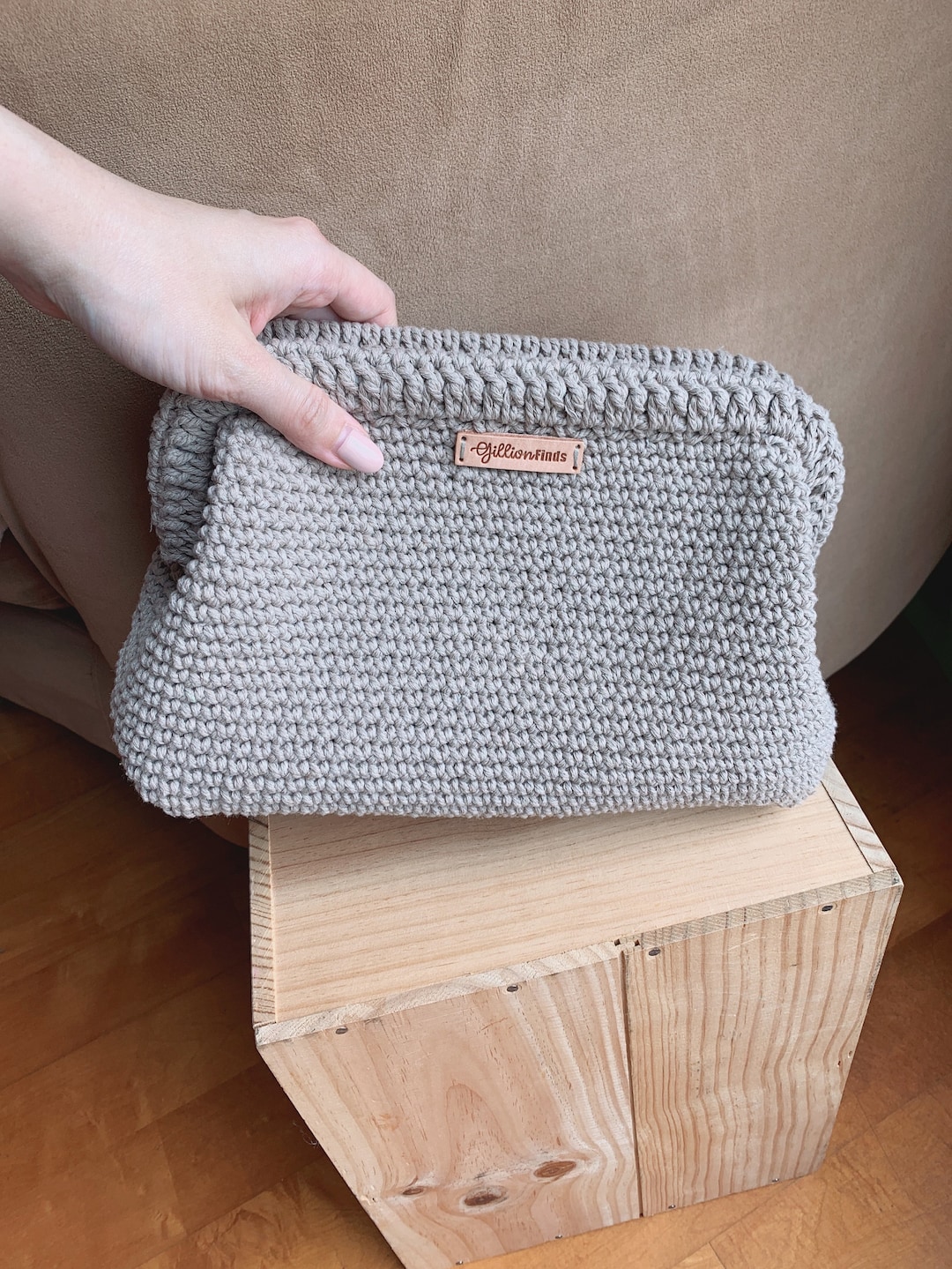 Crochet Cloud Bag - Crochet Dumpling Bag - Handknitted Handbag ...