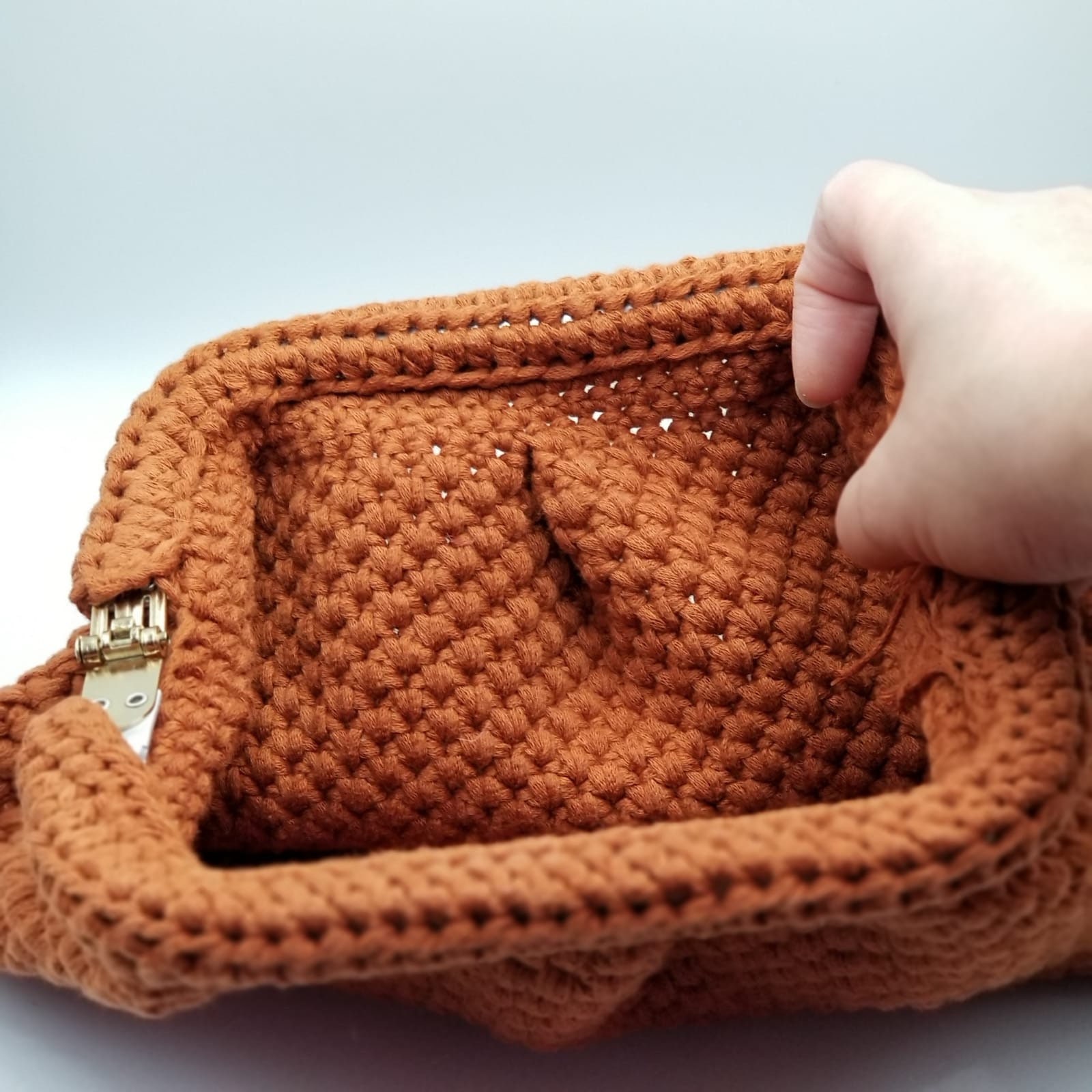 Handknitted Crochet Cloud Bag Crochet Dumpling Pouch - Etsy