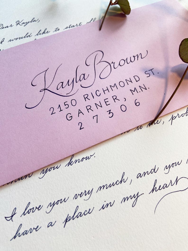 Custom Handwritten Letter, Handwriting Note, Wedding Vows, Anniversary ...