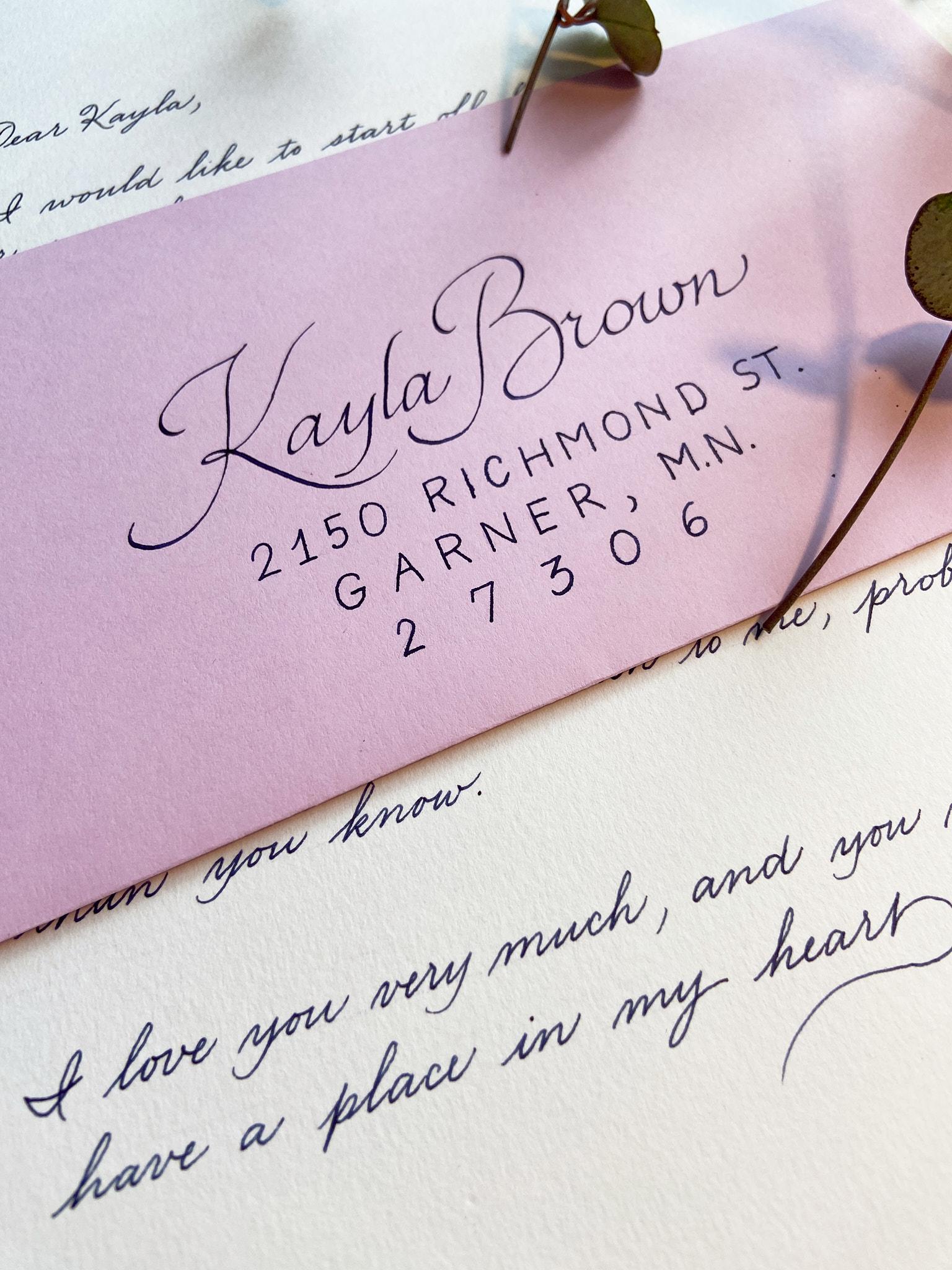 Custom Handwritten Letter, Handwriting Note, Wedding Vows, Anniversary ...