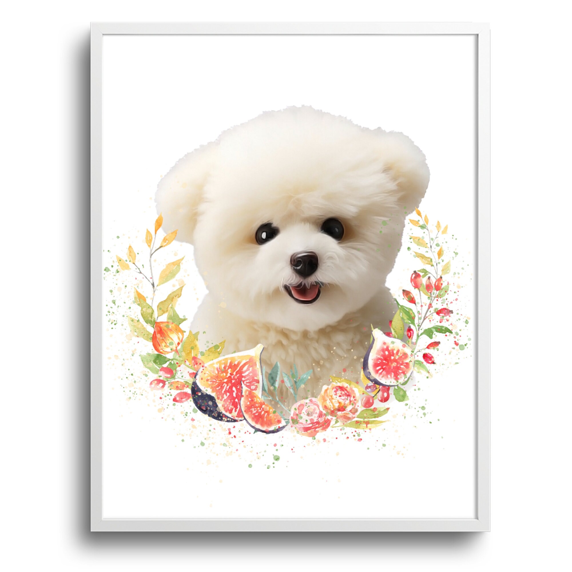 Artwork Dog,art Memorial Watercolor,pet Portrait,custom Pet Portrait ...