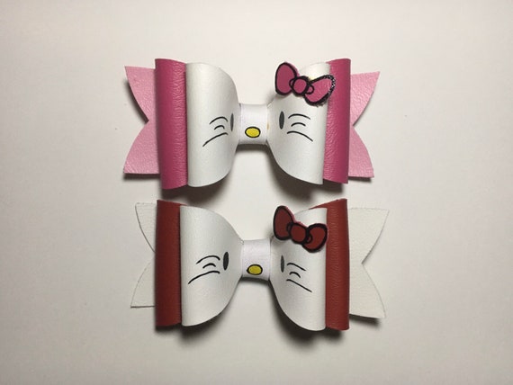 Hello Kitty Faux Leather 4 Bow - Etsy