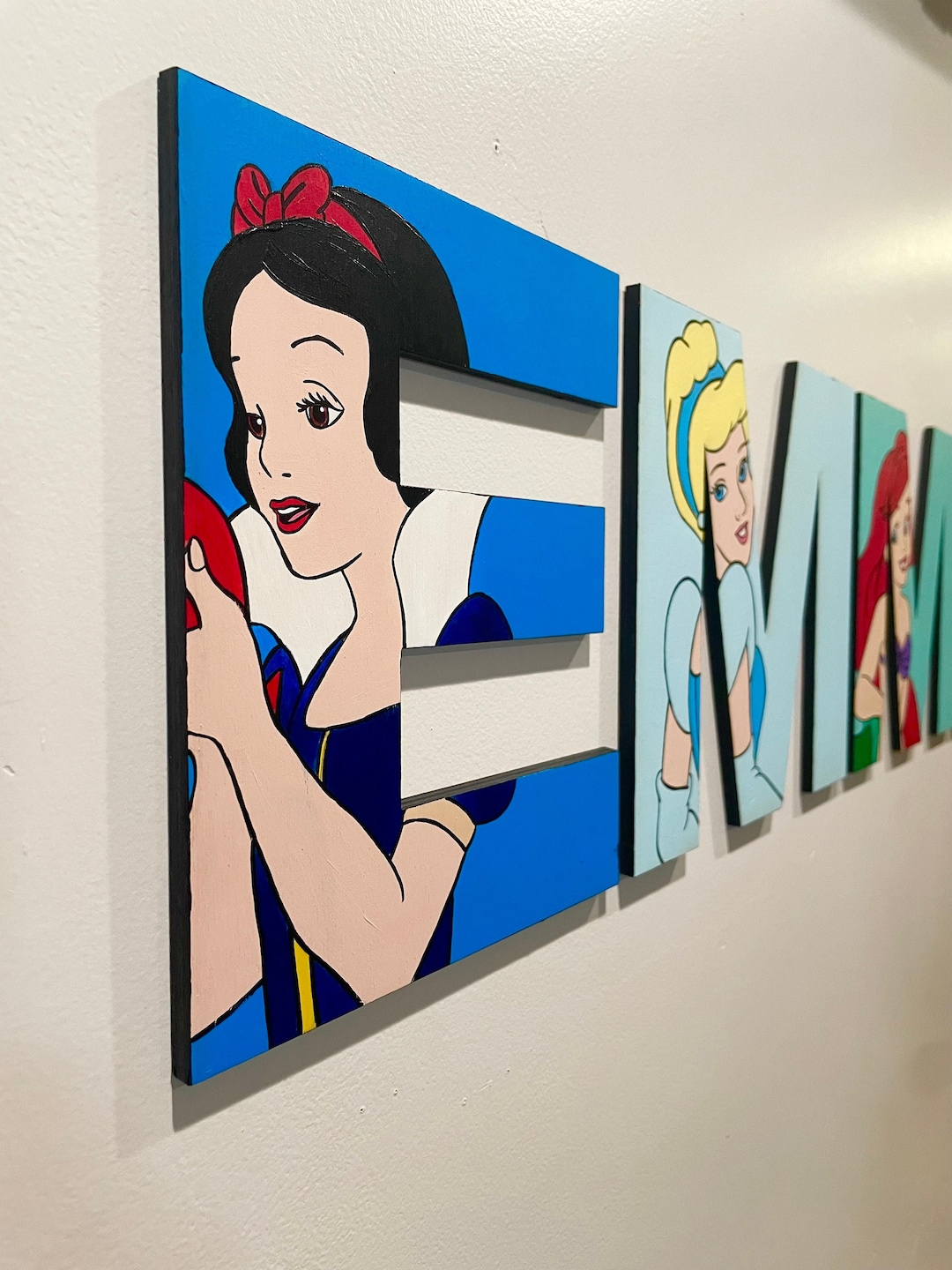 Custom Character 8" Wood Letter - Hand Painted - Etsy