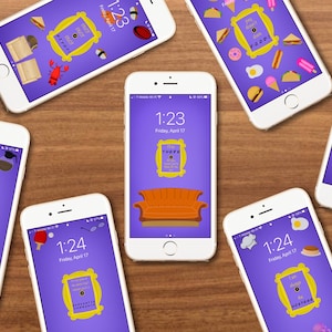 Friends Phone Wallpapers (set of Seven) - Etsy