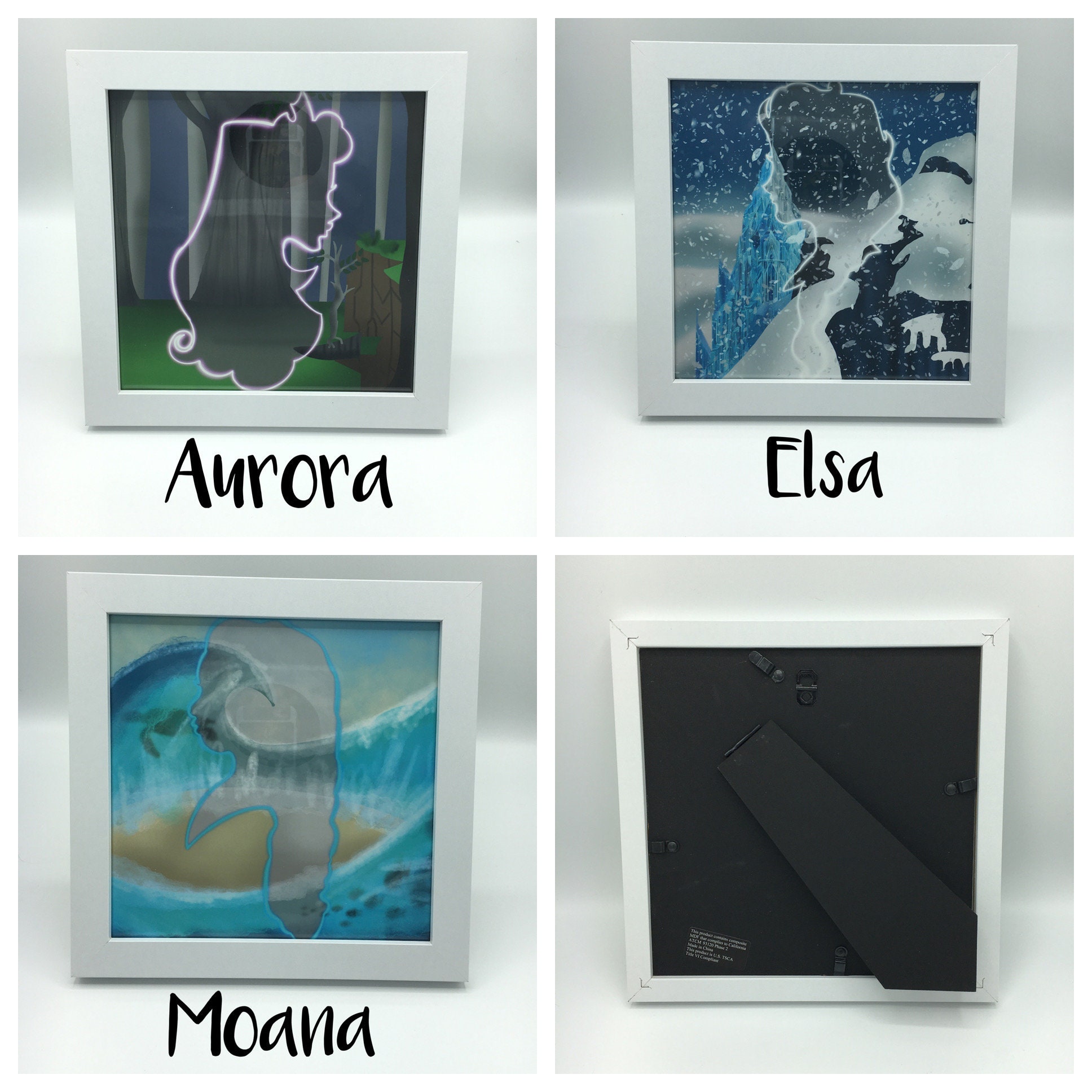 Disney 8x8 Inch Art Print Framed or Unframed | Etsy