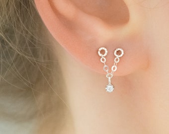 Double Lobe Piercing | Etsy