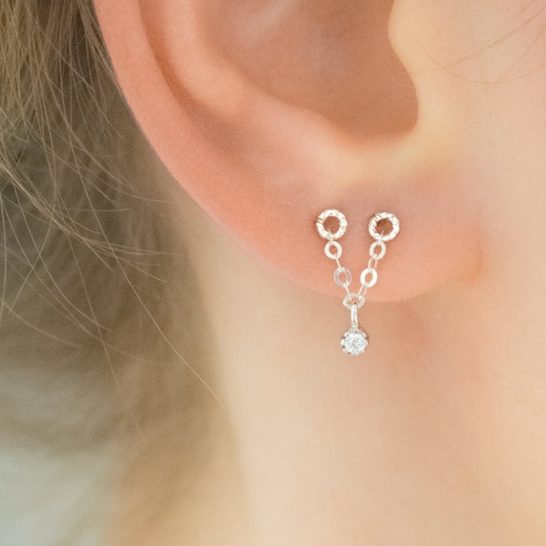 Double Lobe Piercing - Etsy