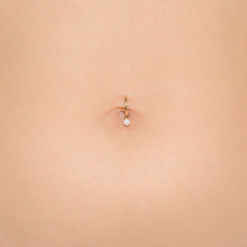 Fake Belly Button Clip on Ring - Etsy