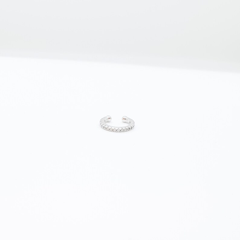 Crystal Ear Cuff Adjustable Ear Cuff Dainty CZ Conch Ear - Etsy