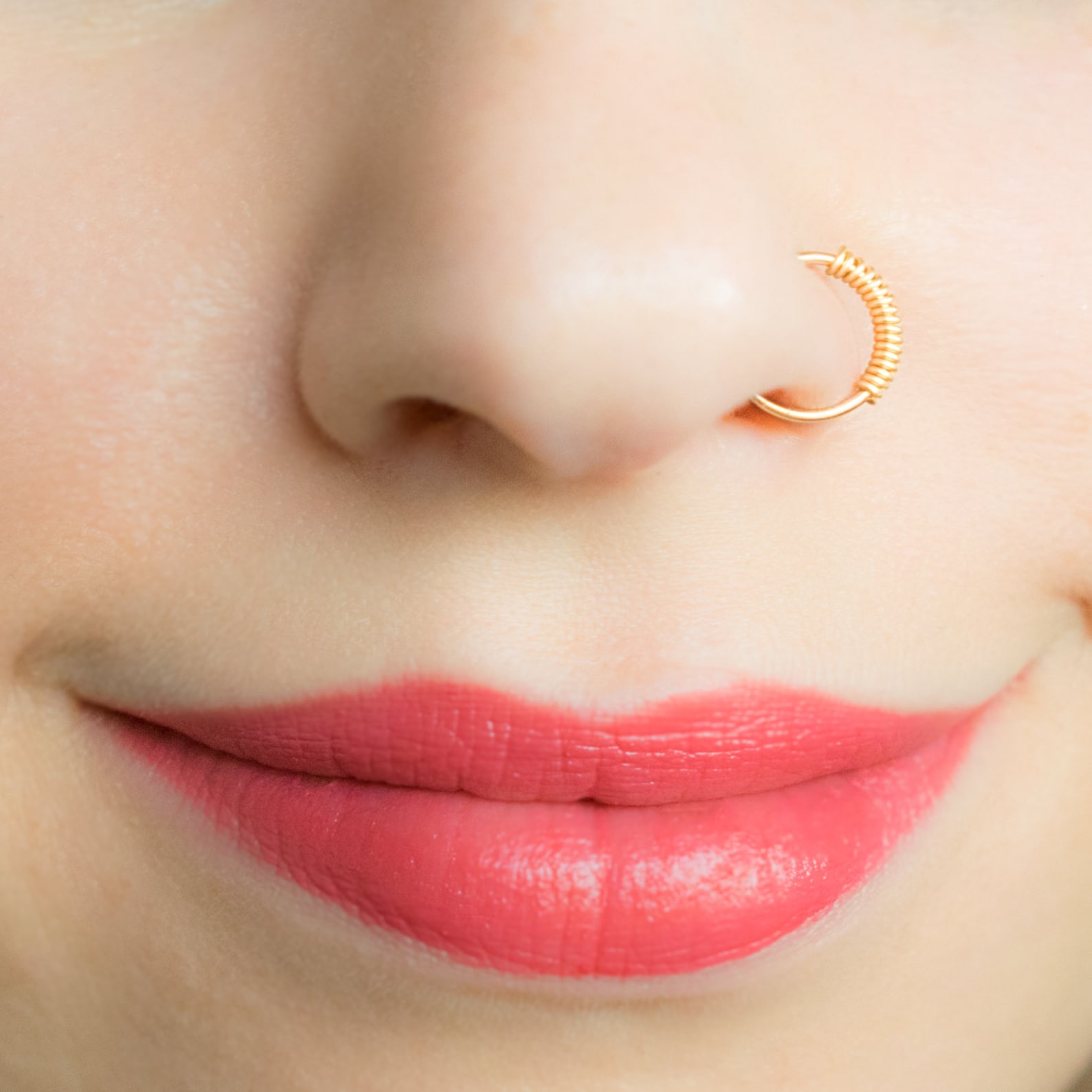 Nasenring gold - Nasenring Roségold - Nasenpiercing Ring - Etsy.de