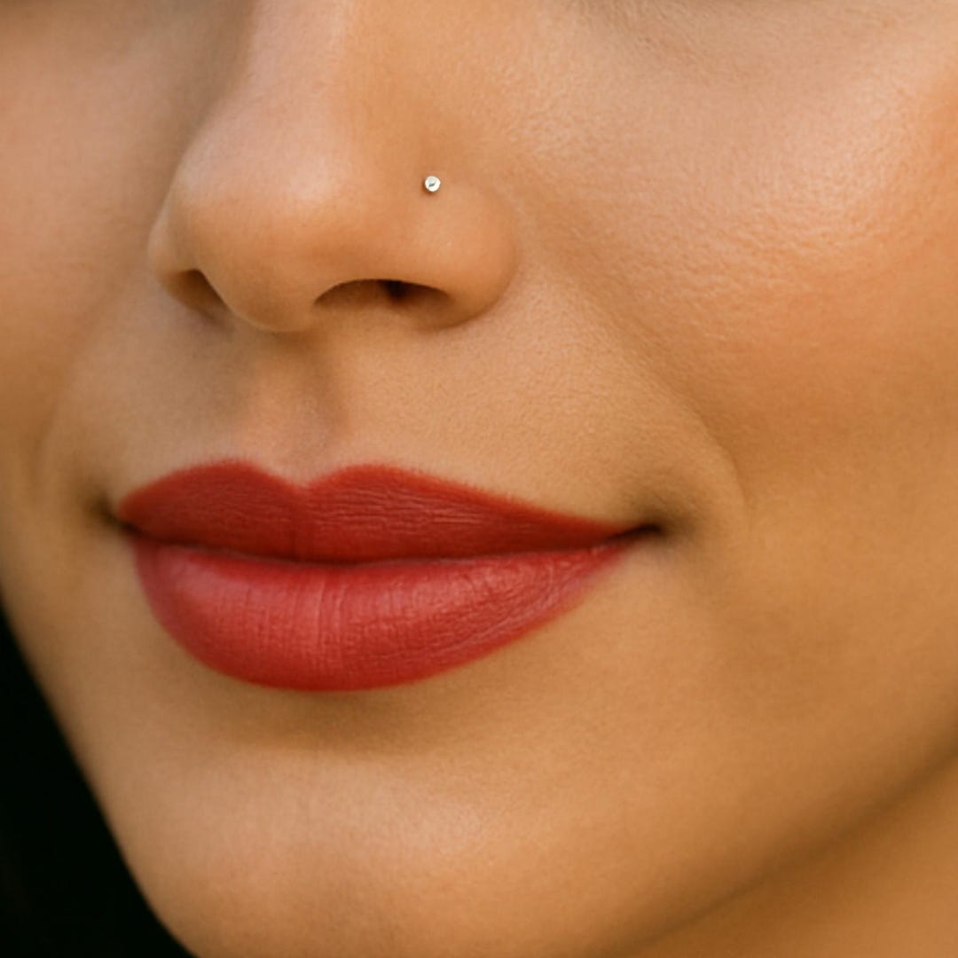 Tiny Nose Stud, Tiny Diamond Nose Stud, 22g CZ Dot Nose Stud, Nose ...