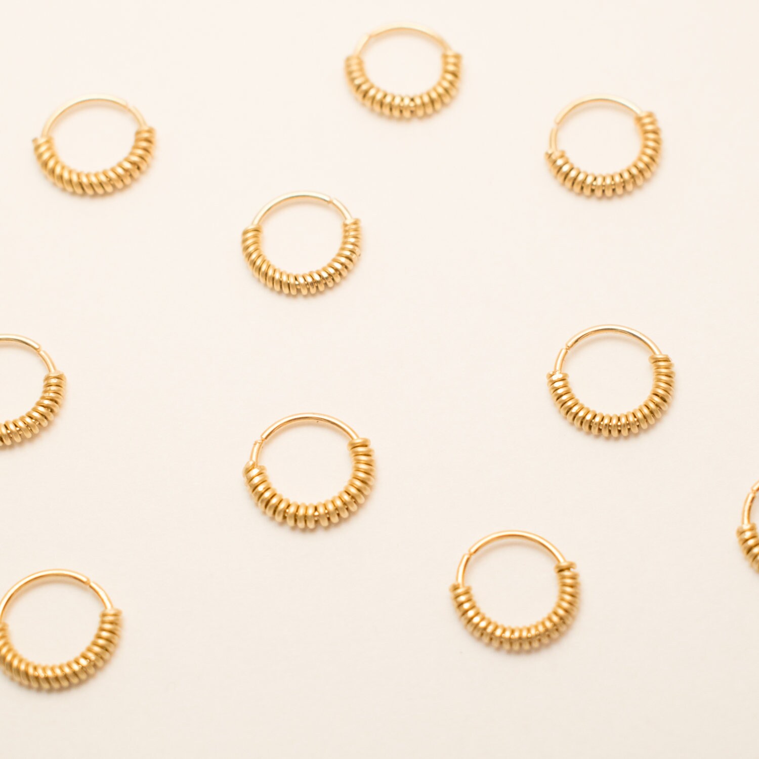 Wrapped Gold Helix Earring Helix Ring Ear Piercing Ear | Etsy