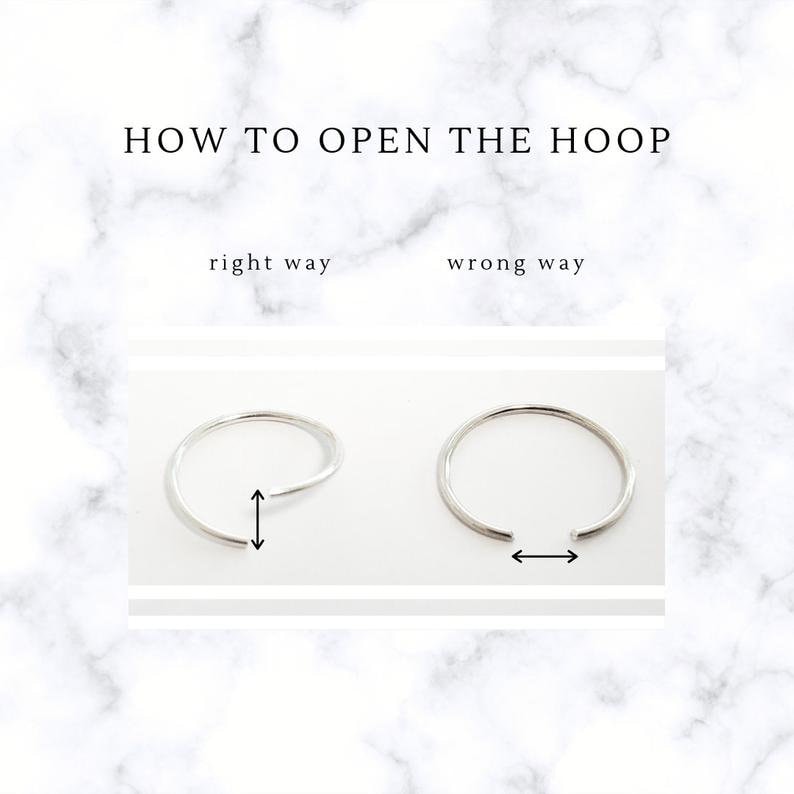 Silver Rook Piercing Silver Rook Hoop Rook Earring Gold - Etsy