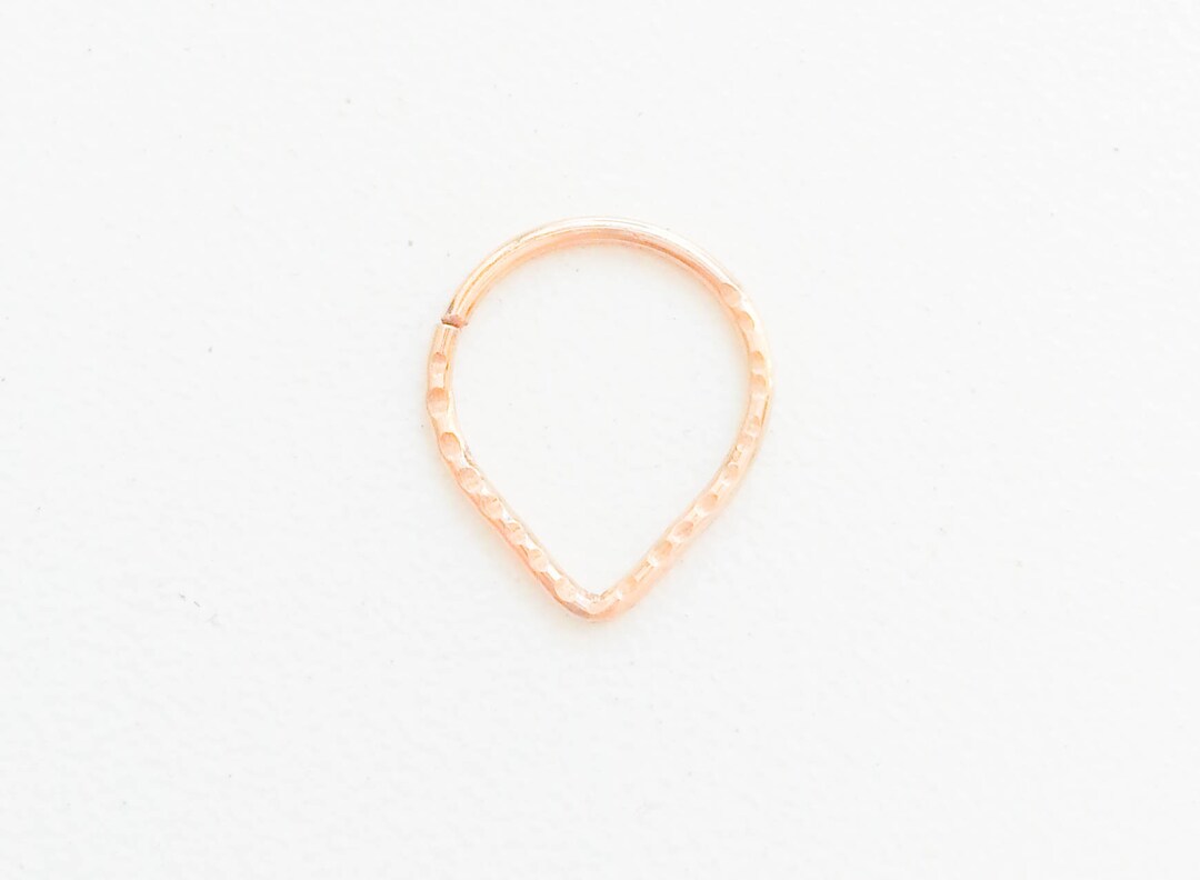 Valentine's Day Triangle Septum Ring, 18g Septum Piercing, Nose Ring ...
