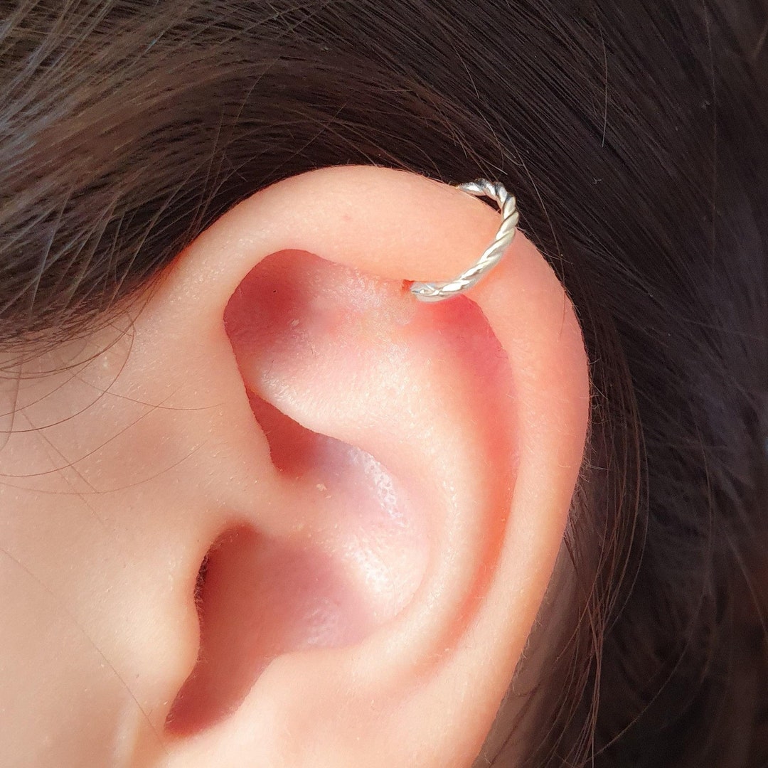 Helix Clicker Hoop 16g - Helix Segment Ring Earring - Helix Piercing ...