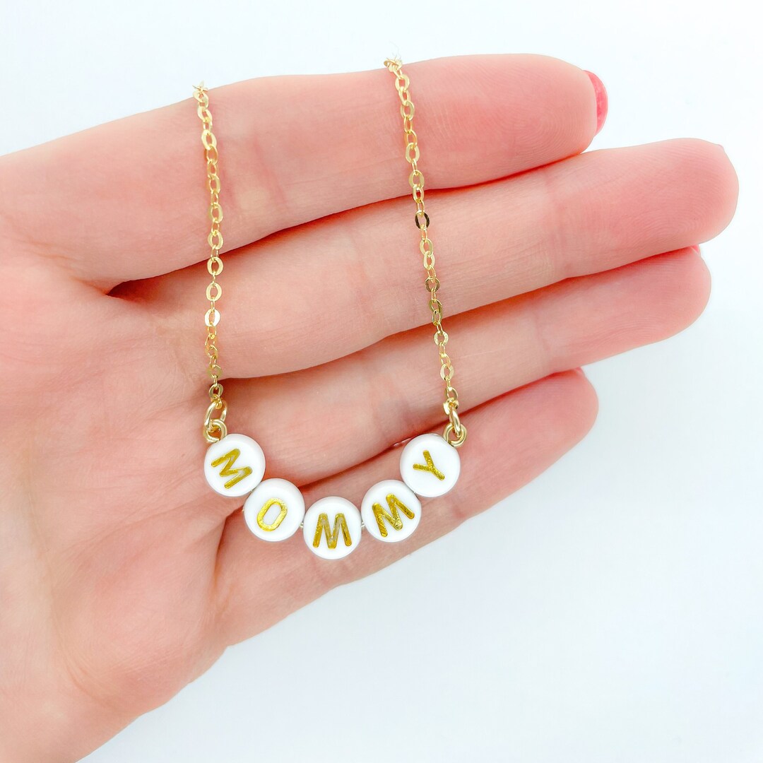 Custom Name Necklace - Custom Word Necklace - Personalized Necklace ...