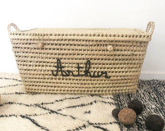 Wicker Toy Box - Etsy