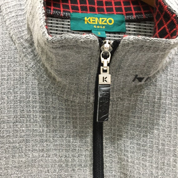 Rare! Vintage KENZO Golf Half zip Long Sleeve Sweatsh… - Gem