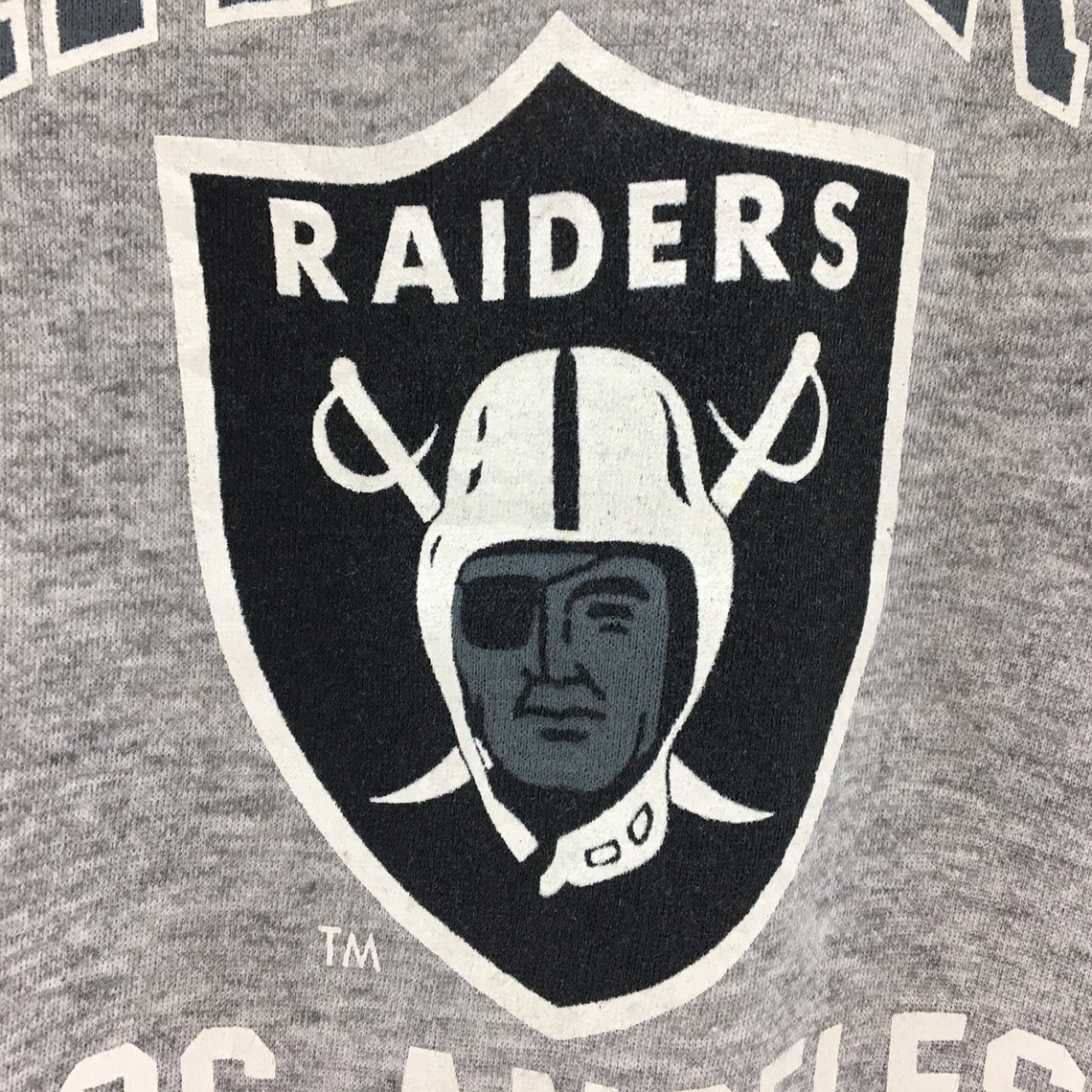 Rare Vintage 80s Raiders Los Angeles Crewneck Long Sleeve - Etsy