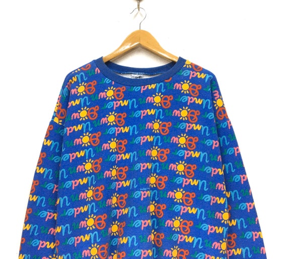 Rare! Vintage KEN DONE Crewneck Long Sleeve Sweatshir… - Gem