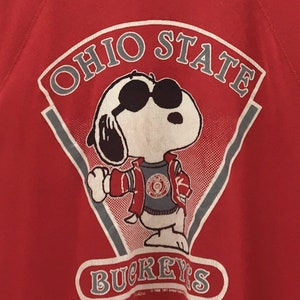 Rare Vintage 80s University Ohio State Buckeyes x Snoopy | Etsy