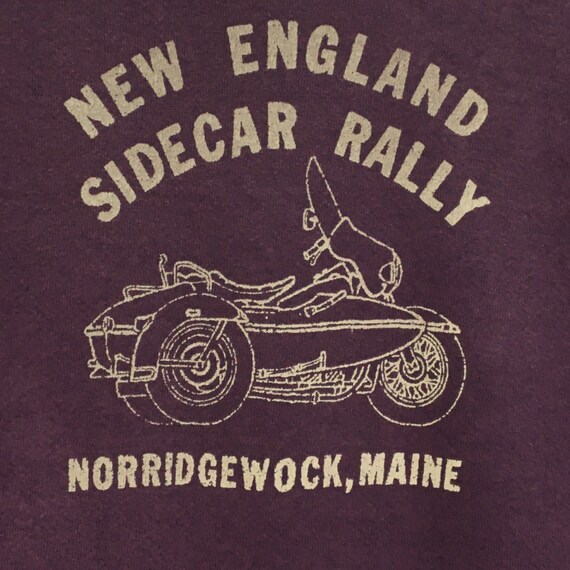 Rare! Vintage 90s Sidecar Rally New England CrewNeck … - Gem