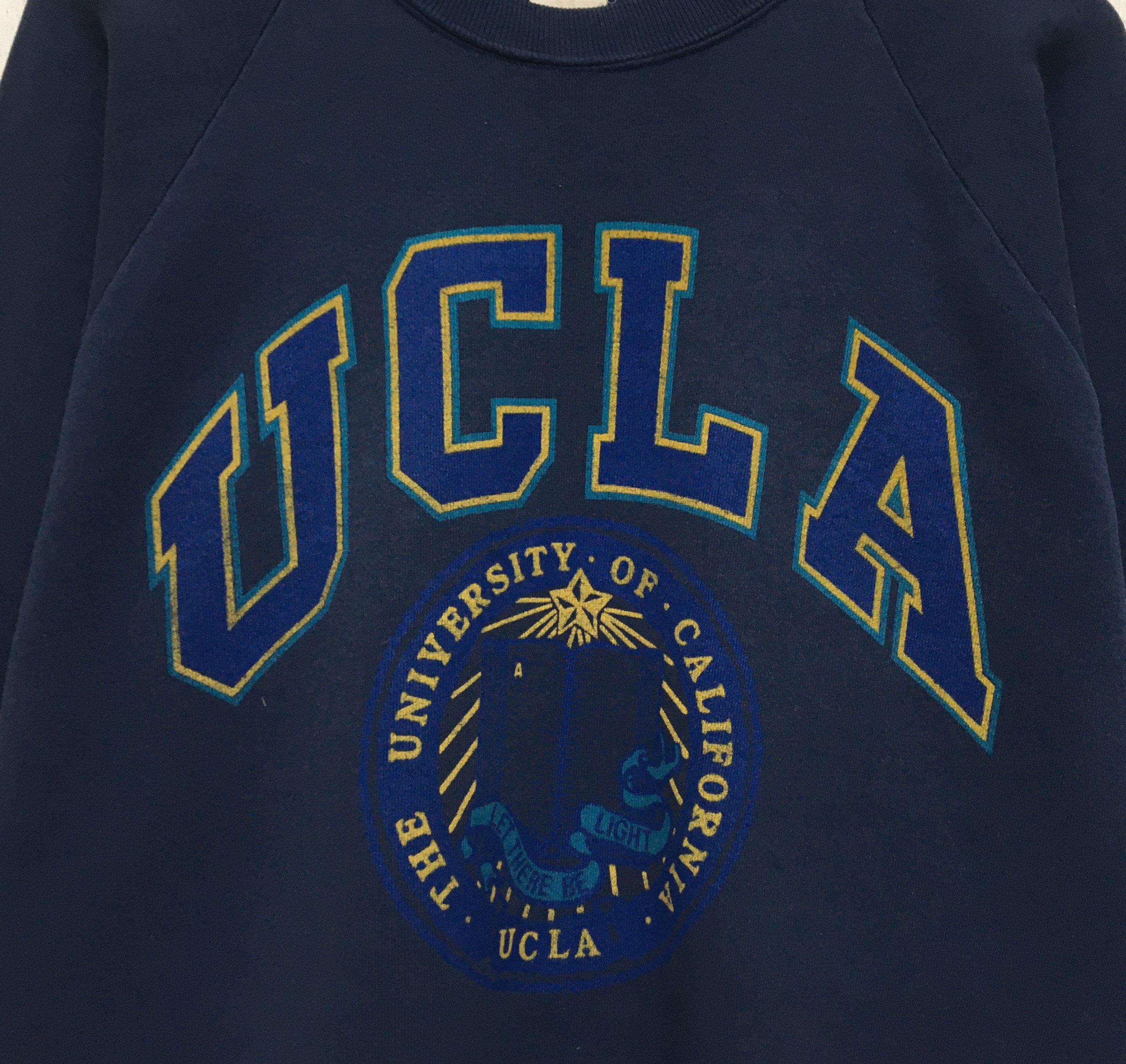 Rare Vintage 80s Ucla UNIVERSITY OF CALIFORNIA CrewNeck Long | Etsy