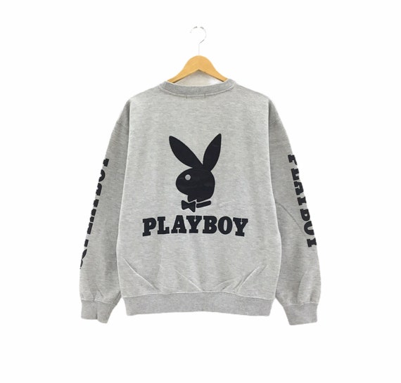 Rare! Playboy Crewneck Long Sleeve Sweatshirt Embroid… - Gem