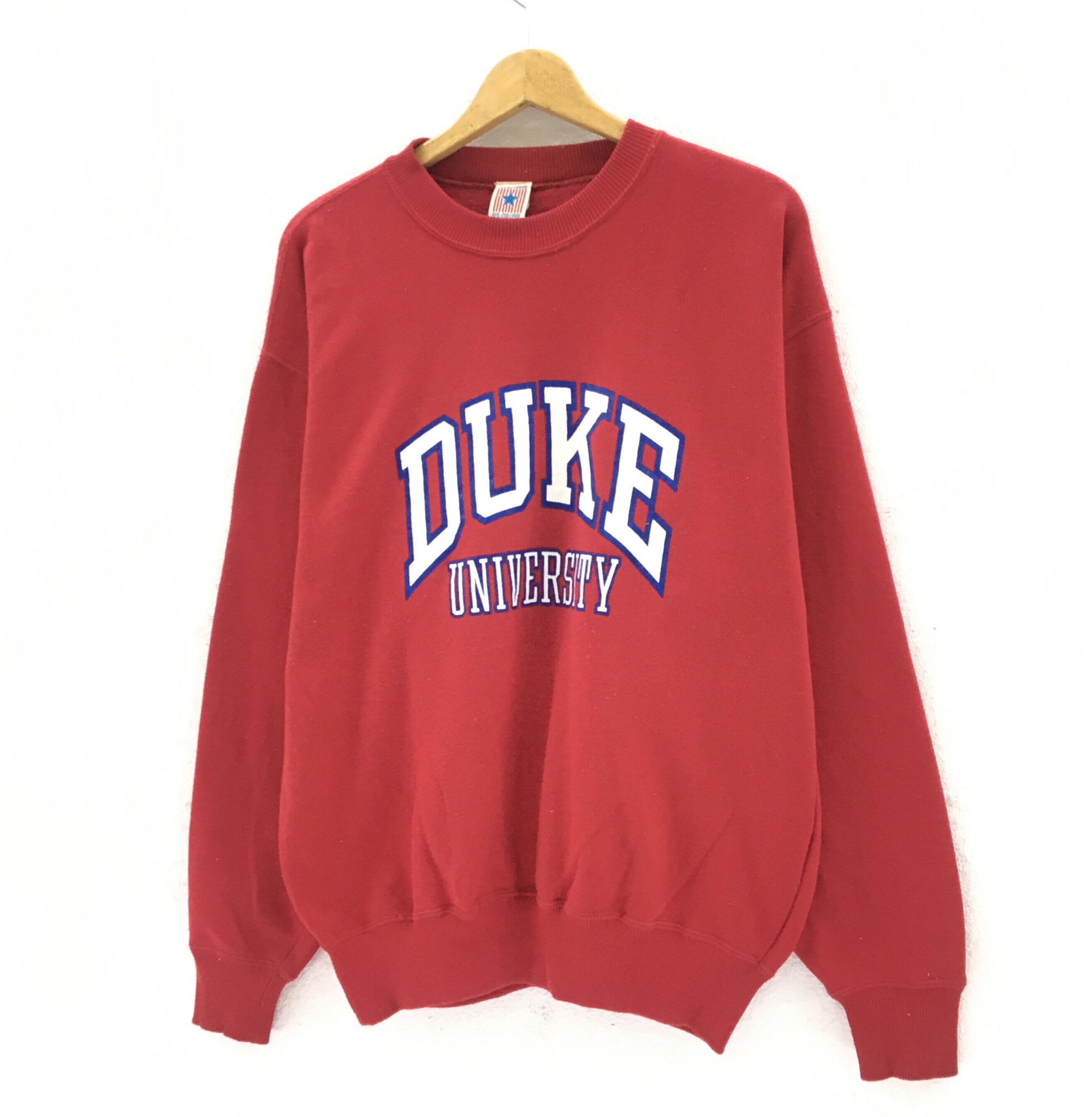 Rare University Duke Crewneck Long Sleeve Sweatshirt Big - Etsy UK