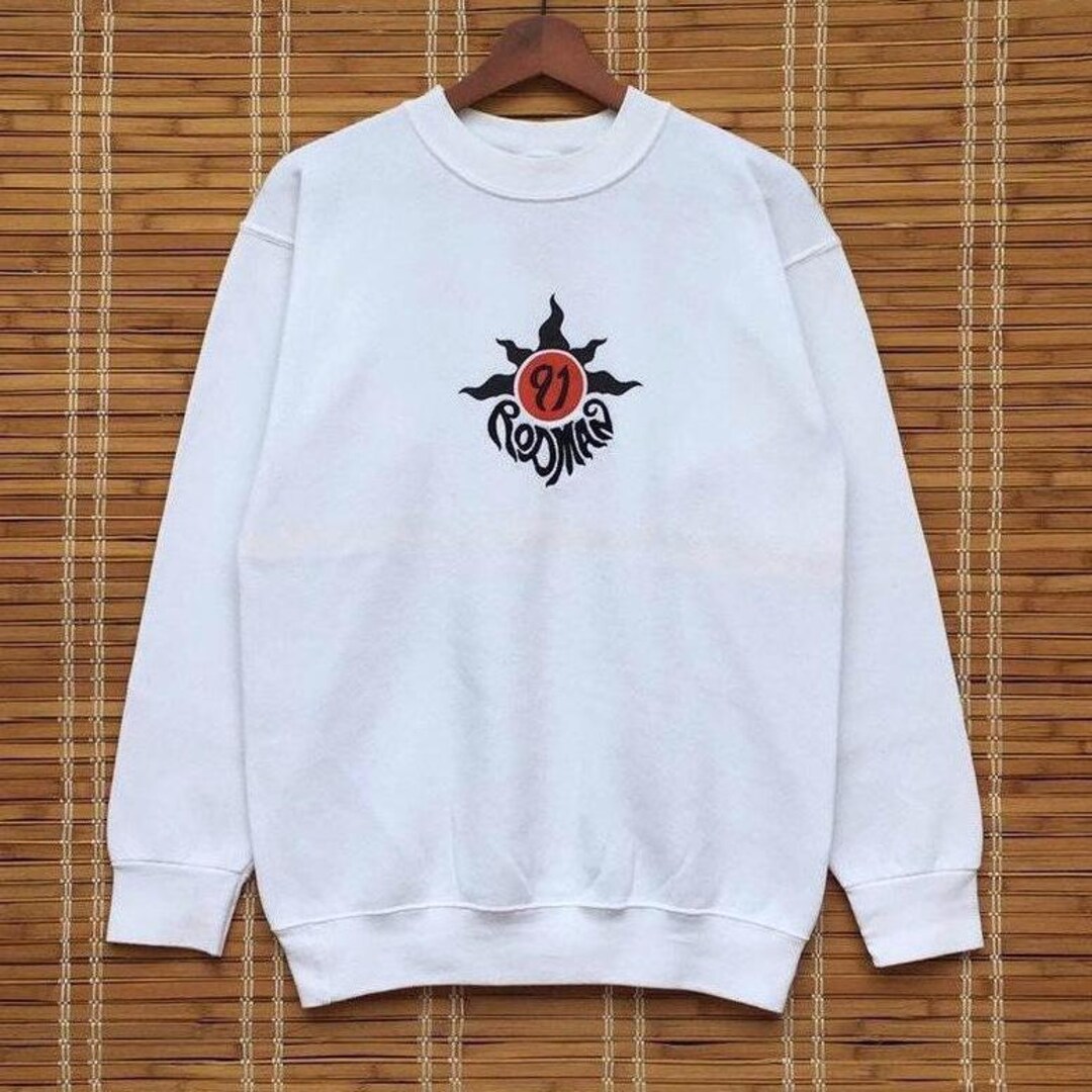 Vintage 90s Converse Dennis Rodman 91 Crewneck Long Sleeve Embroidered ...