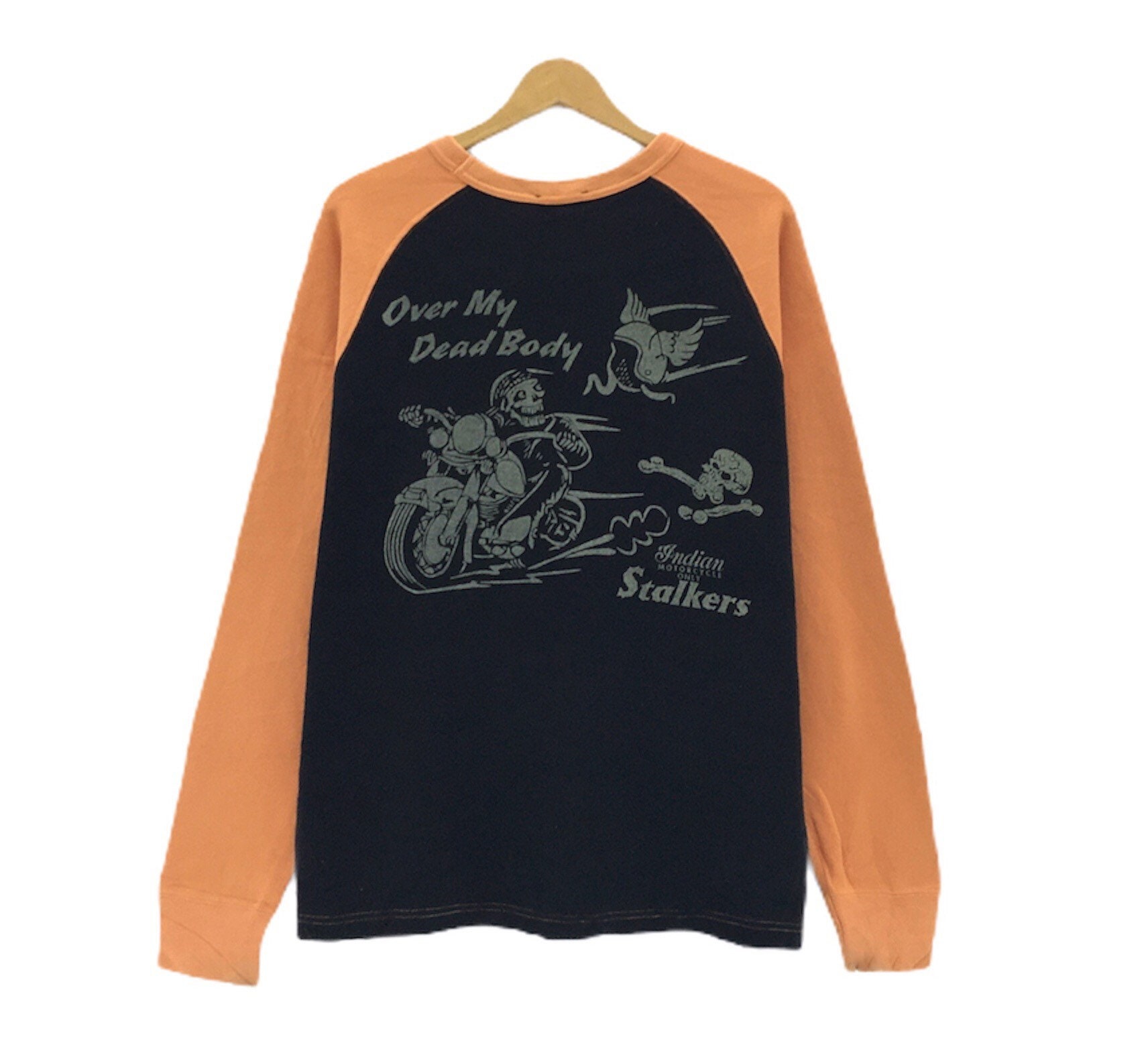 Nice Vintage 90s Indian Motorcycle Crewneck Long Sleeve Sweatshirt Toyo ...
