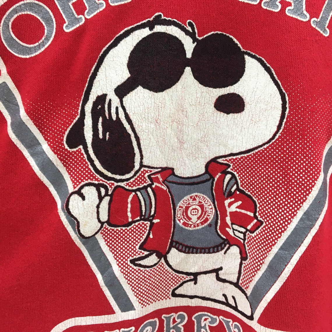 Rare Vintage 80s University Ohio State Buckeyes x Snoopy | Etsy
