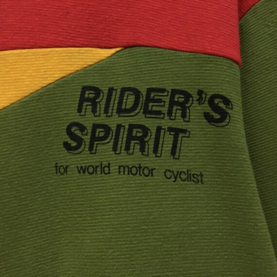 Nice! Vintage HONDA Riders Spirit Motorcyclist Crewne… - Gem