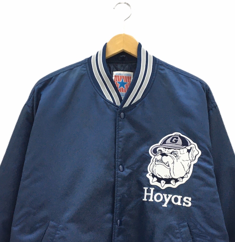 Rare Vintage 90s Georgetown Hoyas Varsity Button Jacket - Etsy