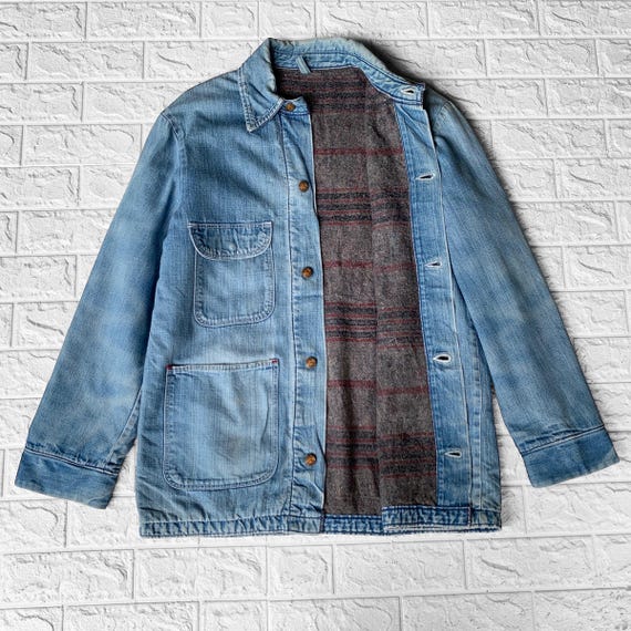 Rare! Vintage 1970s Wrangler Denim Chore Vintage Clo… - Gem