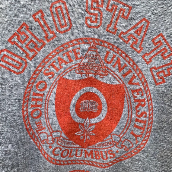 Rare! Vintage Faded 80s University OHIO State CrewNec… - Gem