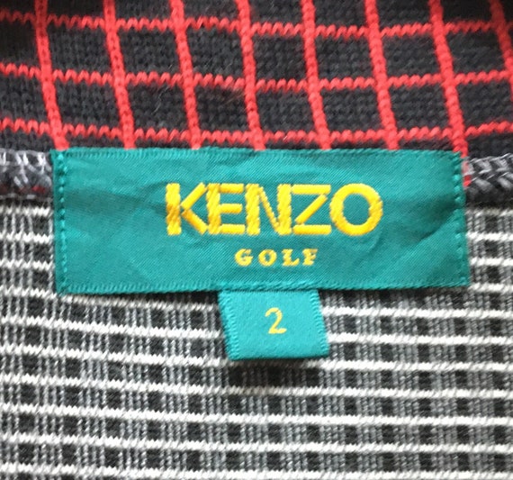 Rare! Vintage KENZO Golf Half zip Long Sleeve Sweatsh… - Gem