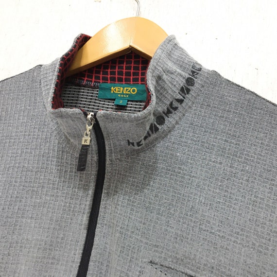 Rare! Vintage KENZO Golf Half zip Long Sleeve Sweatsh… - Gem