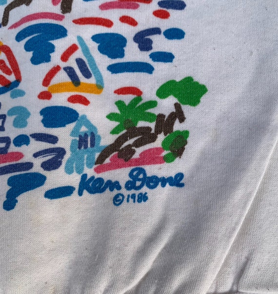 Rare! Vintage 80s Ken Done 1986 Crewneck Long Sleeve… - Gem