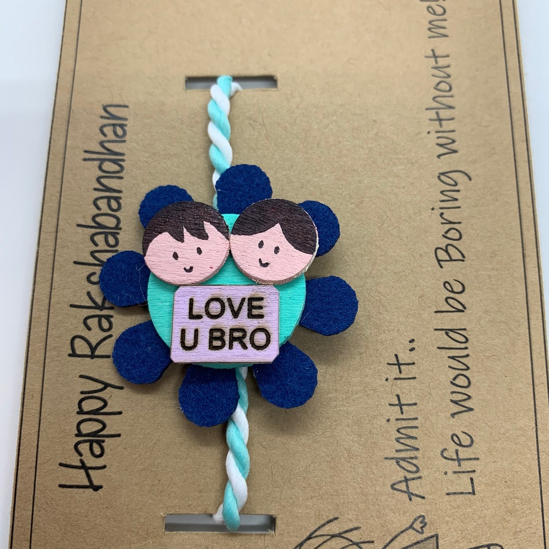 Love U Bro Rakhi - Etsy
