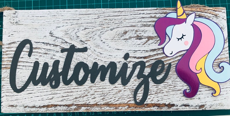 Customized Unicorn Name Plates - Etsy
