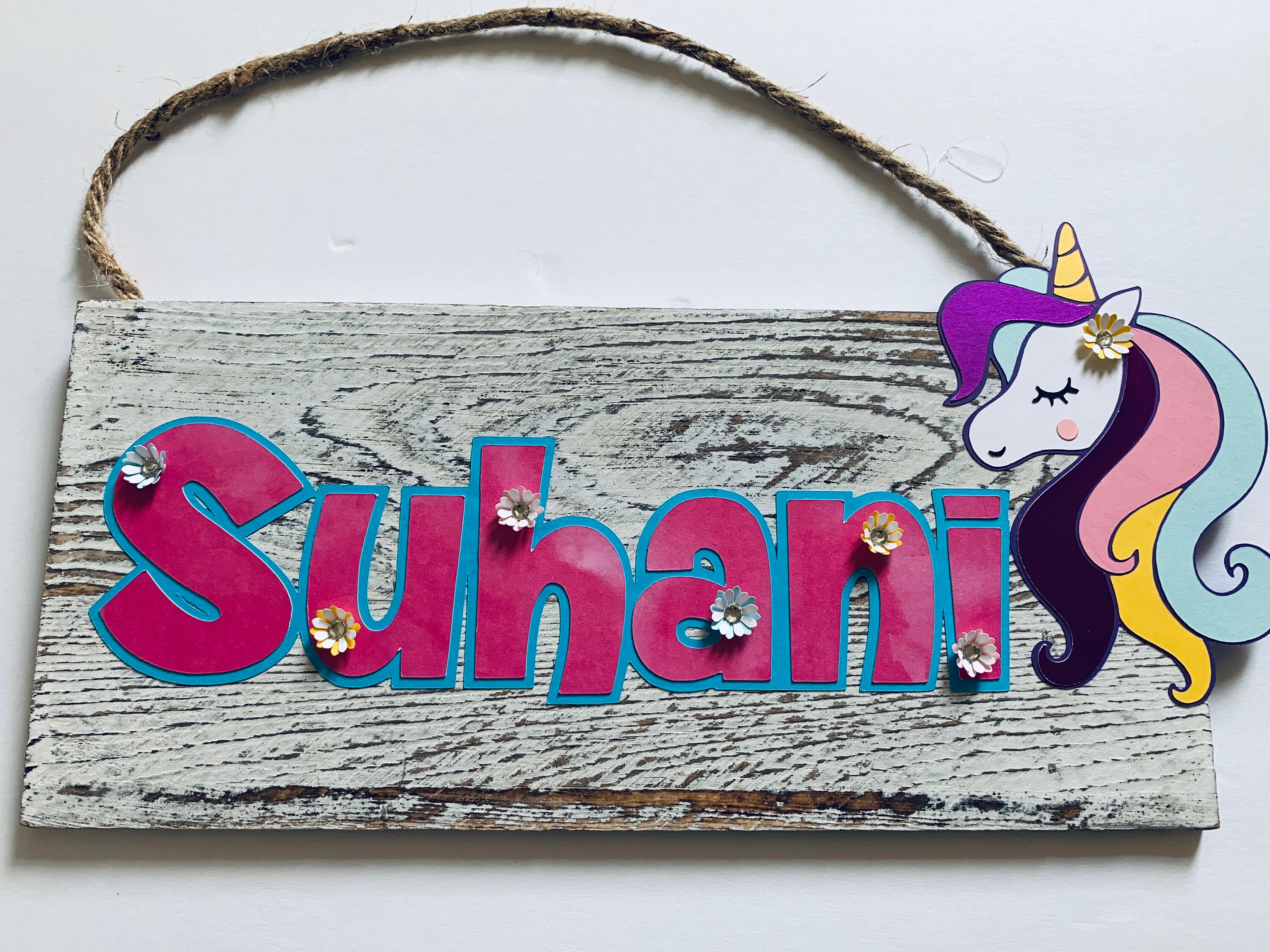 Customized Unicorn Name Plates - Etsy